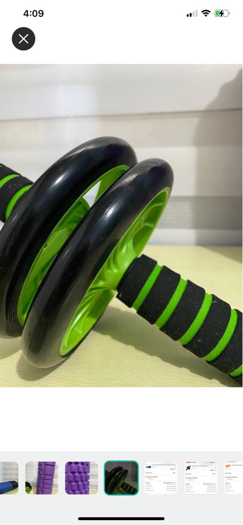 Ab wheel gym, Sports Equipment, Exercise & Fitness, Cardio & Fitness ...