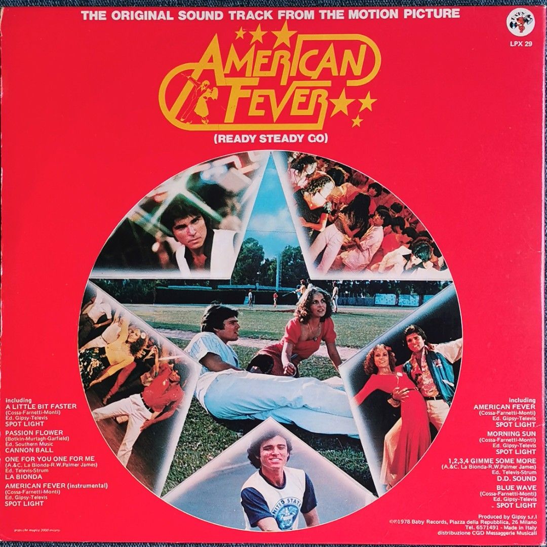 American Fever - Original Soundtrack LP Vinyl Piring Hitam, Hobbies ...