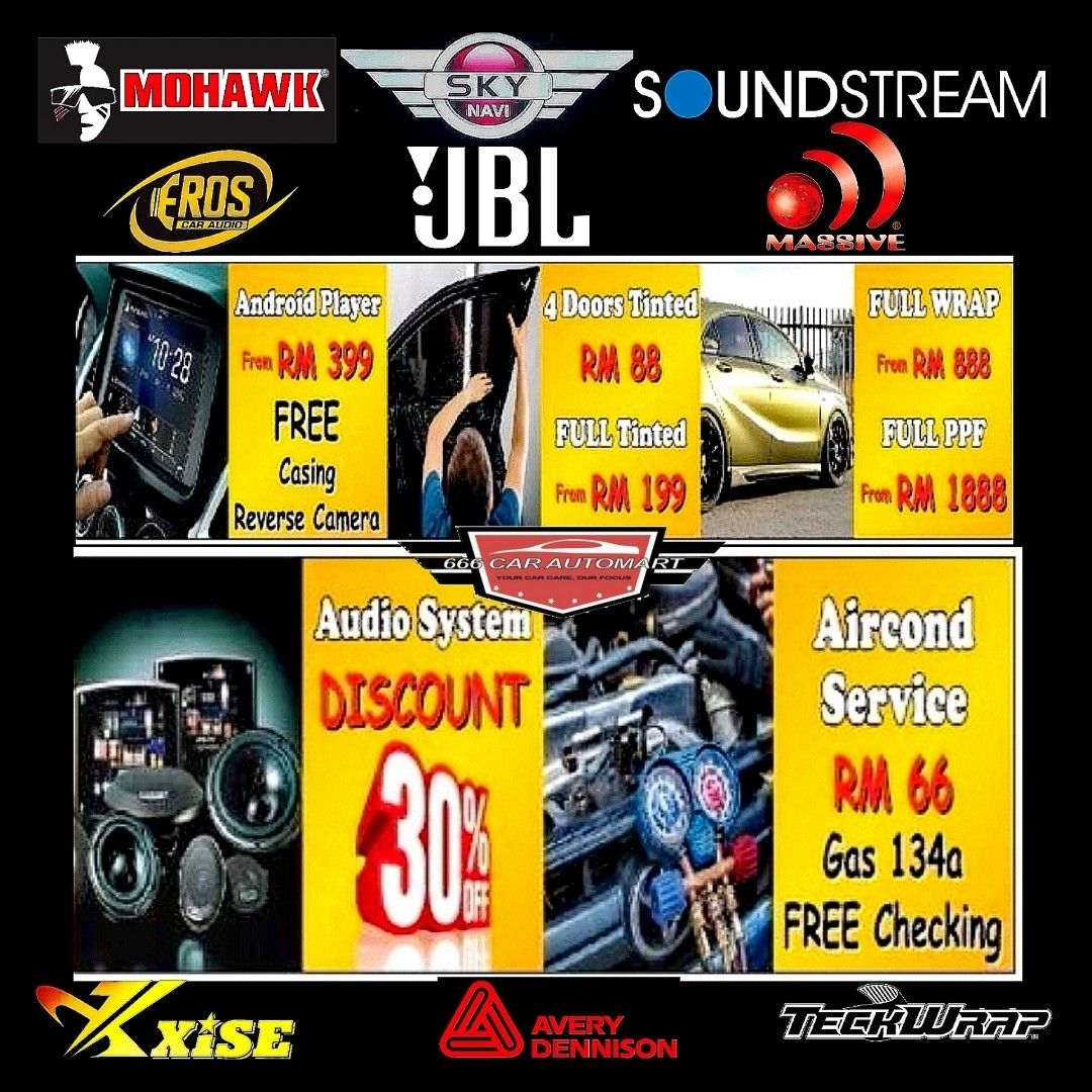 Android player audio system Tinted coating aircond service promotions ...