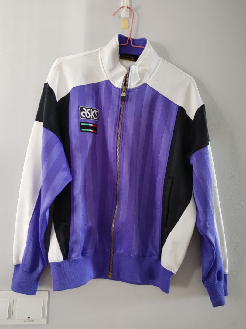 Asics Track Jacket (Purple), Men's Fashion, Coats, Jackets and ...