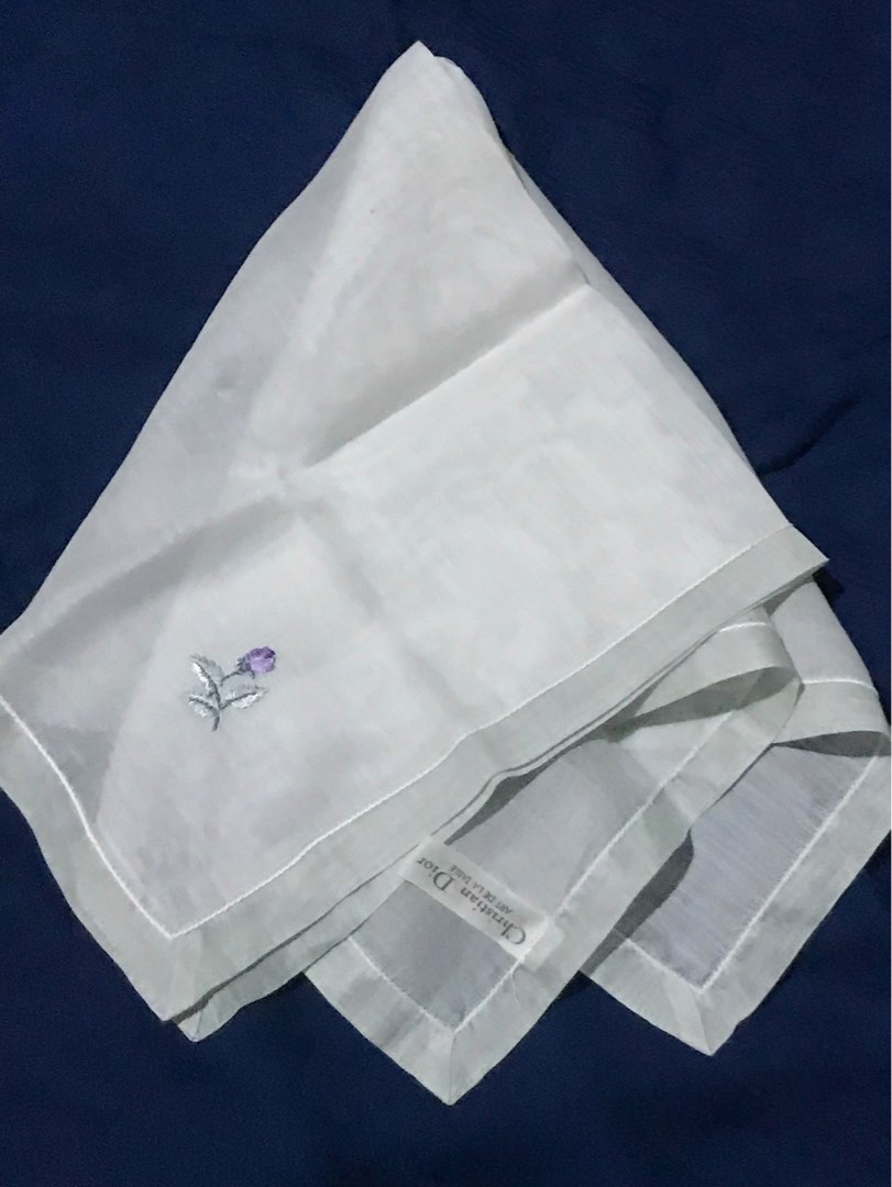Authentic Christian Dior Table Topper Hanky on Carousell