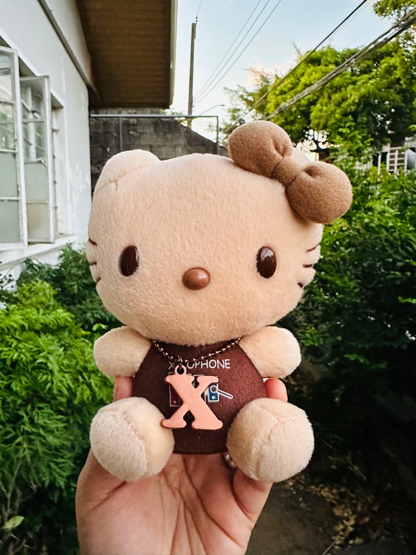 Authentic Sanrio Hello Kitty Tan Plush on Carousell