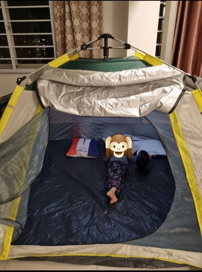 Automatic quick open pop out tent, Furniture & Home Living, Outdoor ...