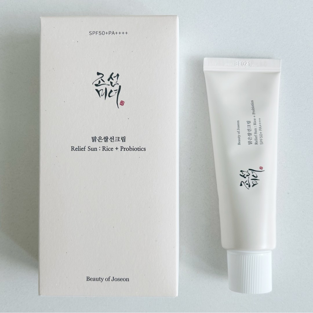 Beauty of Joseon Relief Sun: Rice + Probiotics SPF50+ PA++++ BOJ Sunscreen 50ml, Beauty ...