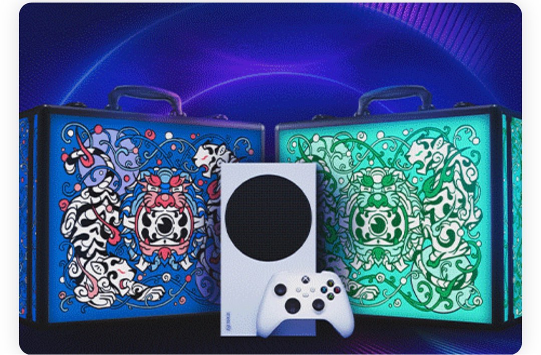 Blue Xbox Series S ( UOB Cards x tobyato) w Limited Edition Storage ...