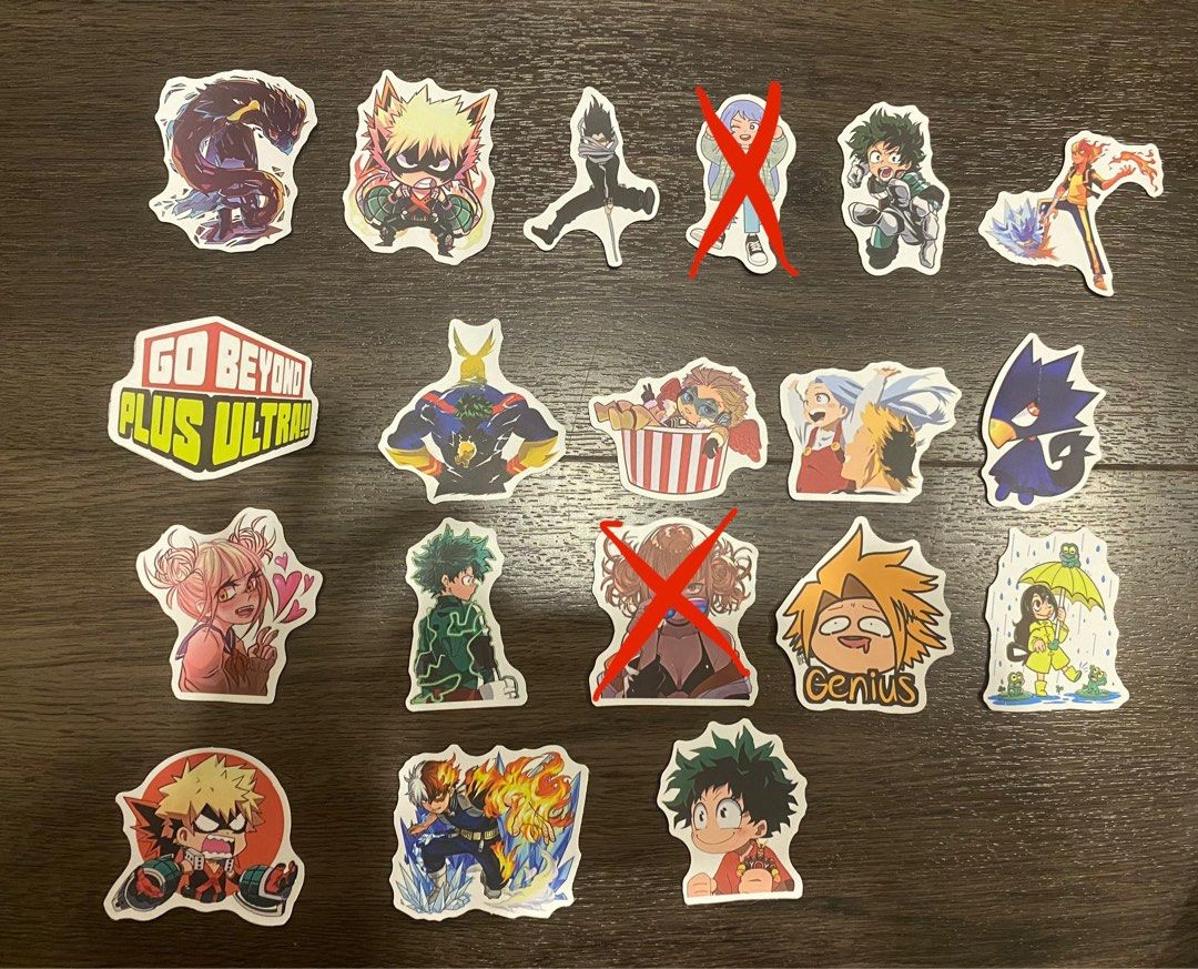 BNHA MHA STICKERS, Hobbies & Toys, Memorabilia & Collectibles, J-pop on ...