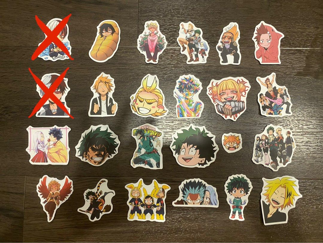 BNHA MHA STICKERS, Hobbies & Toys, Memorabilia & Collectibles, J-pop on ...