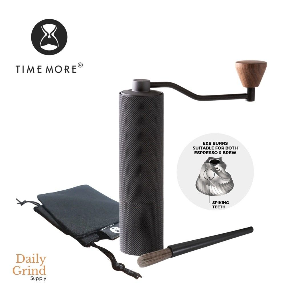 Timemore Chestnut Slim Plus E&B Espresso Hand Grinder & Timemore Coffee ...