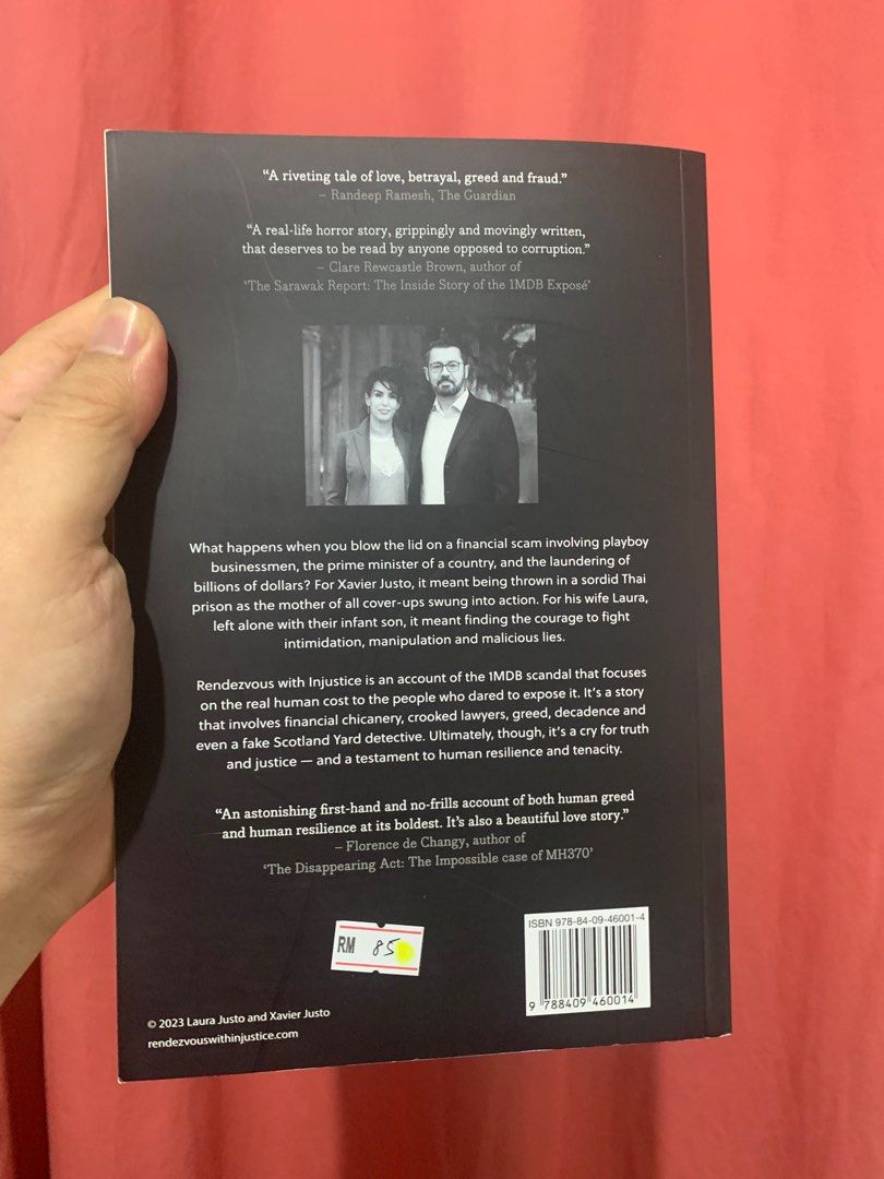 BRAND NEW BOOK: Rendezvous with Injustice by Laura & Xavier Justo RM85, post add RM10, Hobbies ...