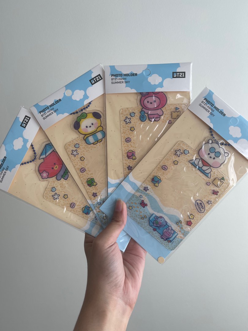 BT21 MININI SUMMER SKY PHOTO HOLDER on Carousell