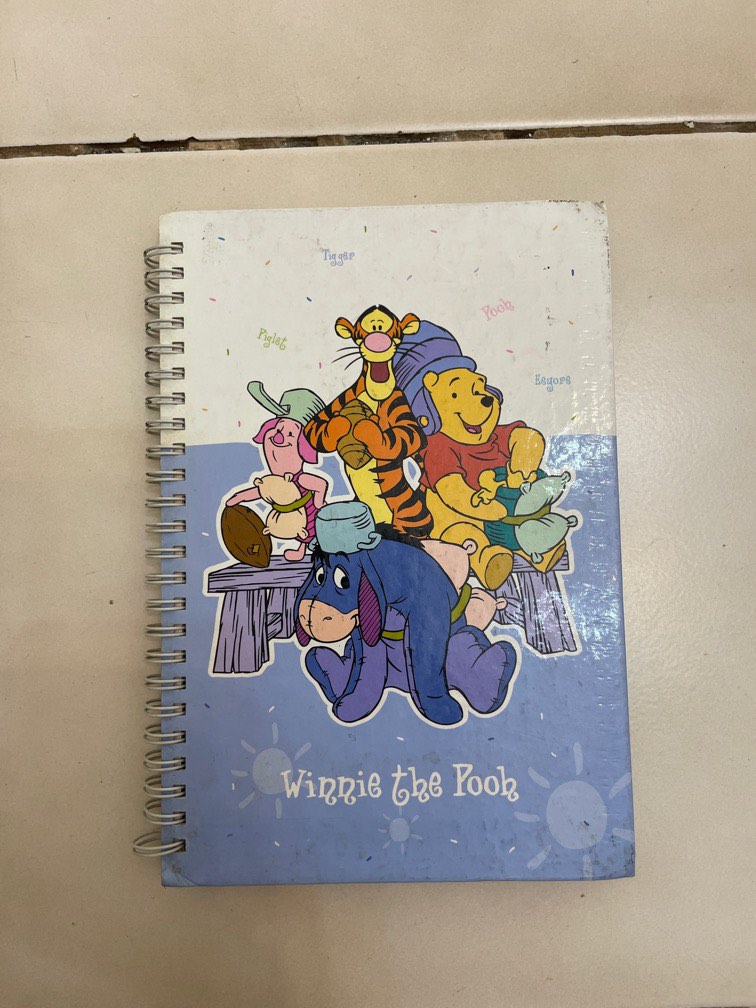 Buku Agenda / Notes Winnie The Pooh, Buku & Alat Tulis, Majalah ...