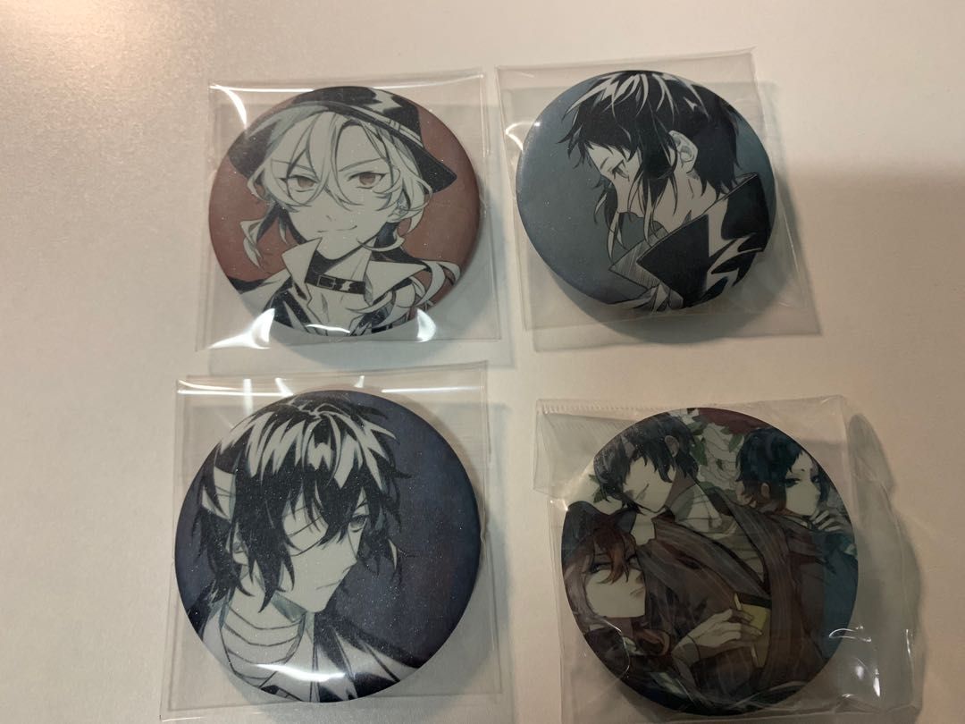 Bungo stray dogs BSD badges, Hobbies & Toys, Memorabilia & Collectibles ...