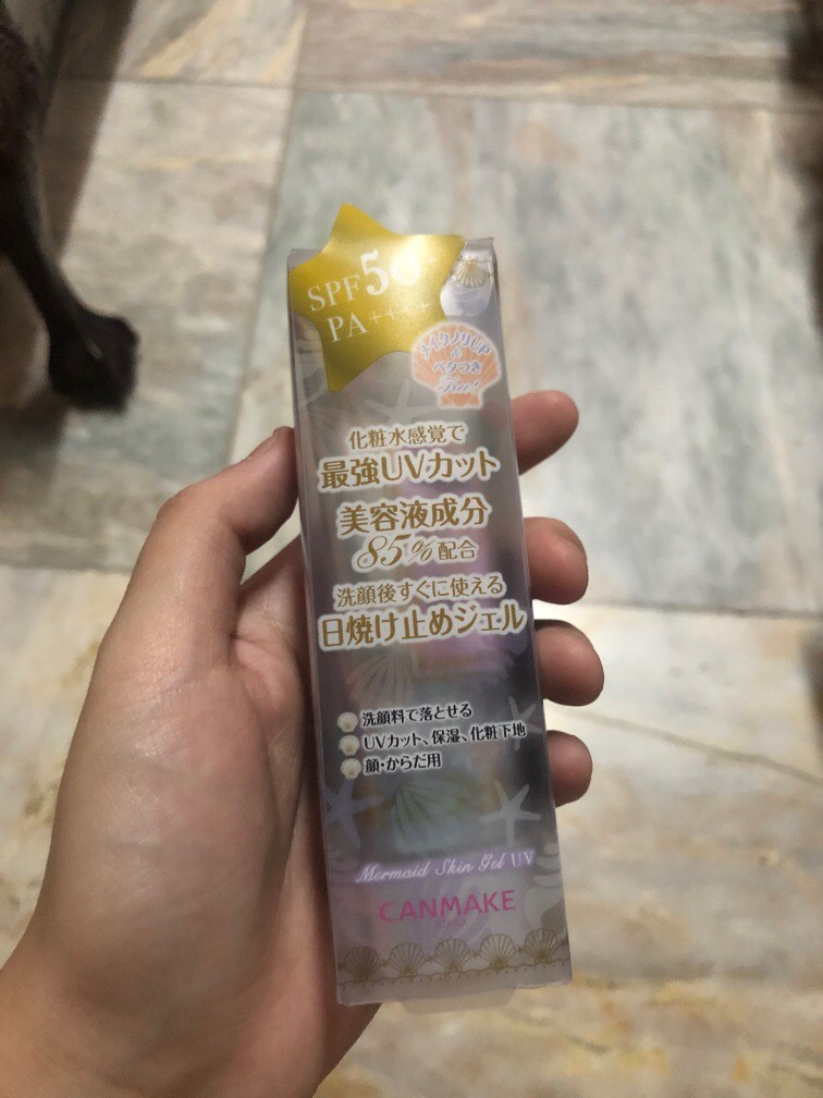Canmake SPF 50 Mermaid Skin Gel Sunscreen, Beauty & Personal Care, Face ...