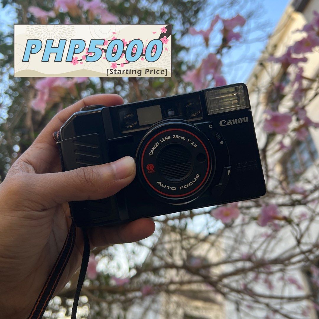 Canon AF35M ii + Freebies, Photography, Cameras on Carousell