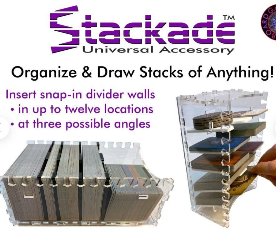 Card Stacker System - Stackade OR CaddyMax card system (PERFECT for ...