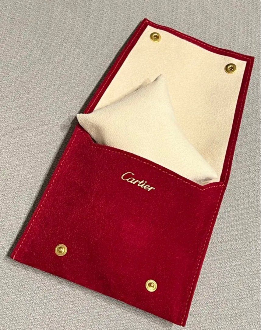 Cartier Santos Tank Travel Pouch, Luxury, Watches on Carousell