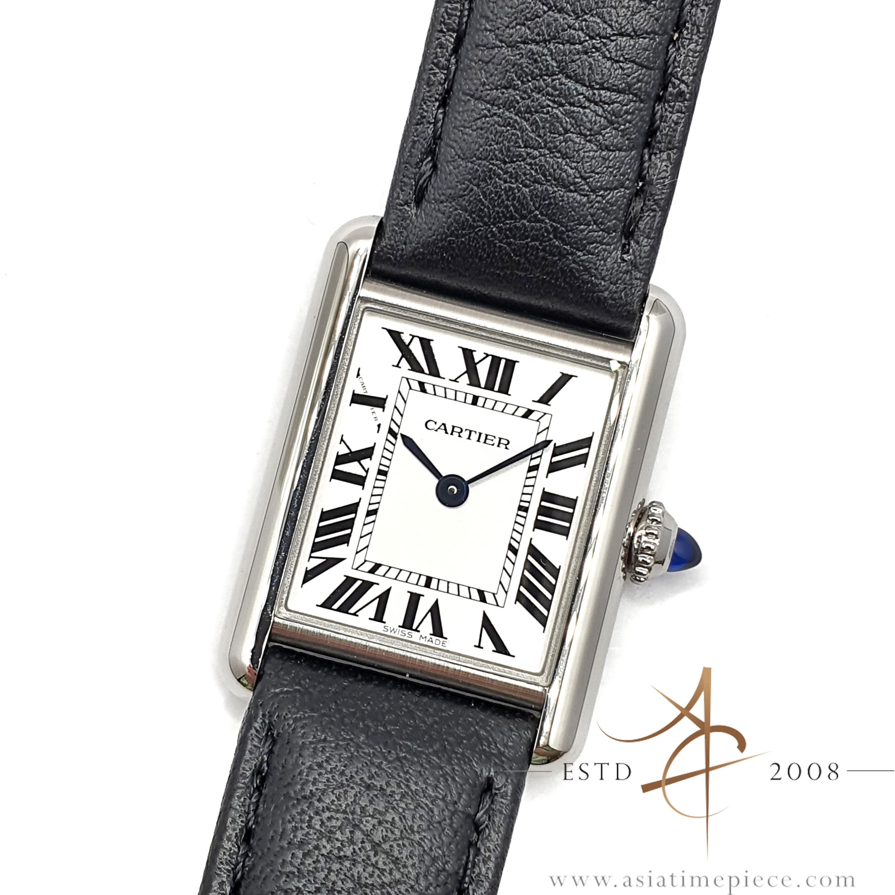 Cartier Tank Must Small Lady Watch Ref WSTA0042 Quartz in Leather (2021 ...