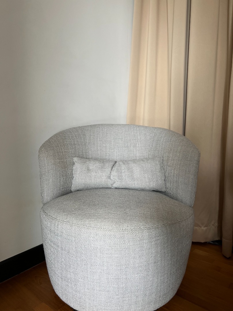 Castlery Swivel Chair ($599 new), Furniture & Home Living, Furniture ...