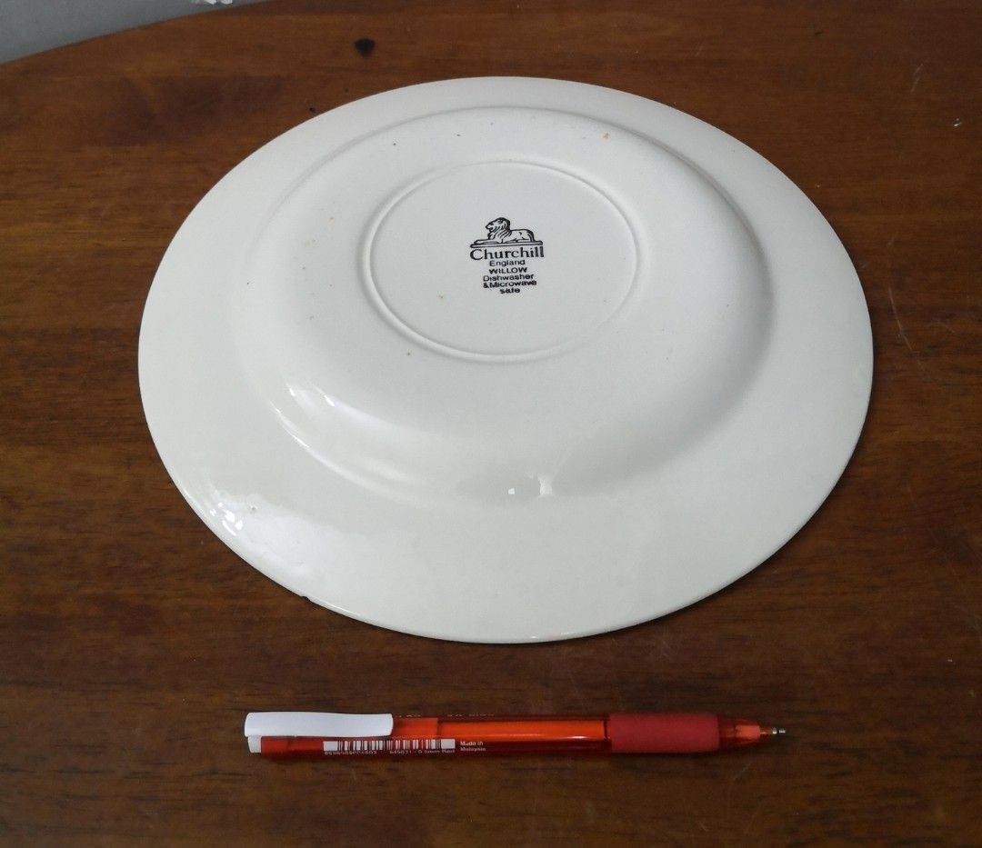 Churchill England Willow plate, Furniture & Home Living, Kitchenware ...