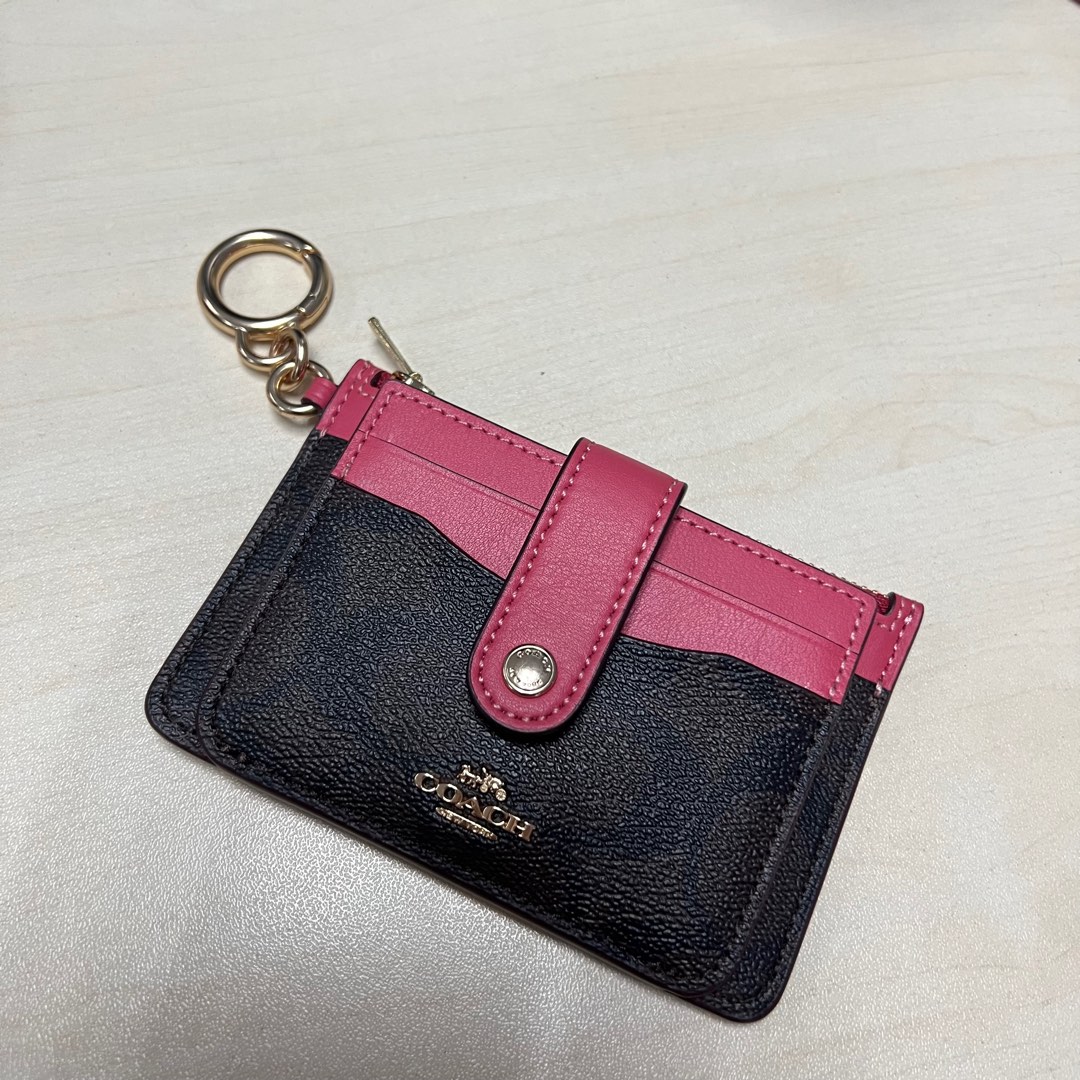 COACH CARD HOLDER WALLET in Signature Canvas on Carousell