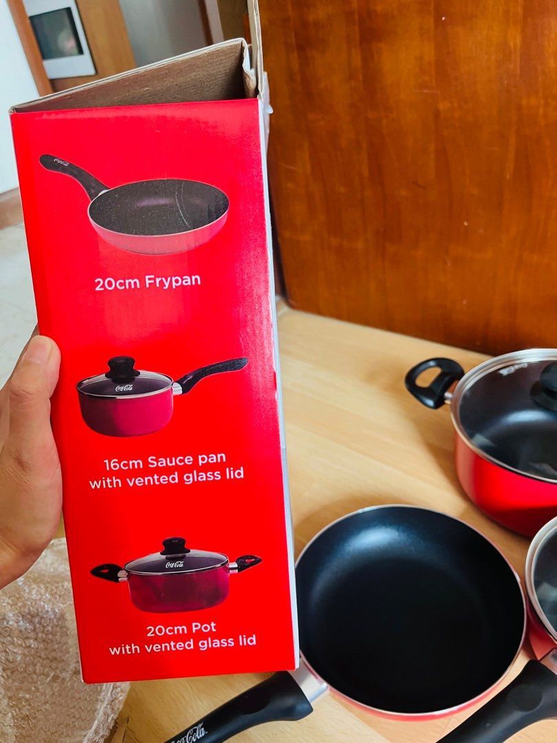 coca cola cooking set, Furniture & Home Living, Kitchenware & Tableware ...