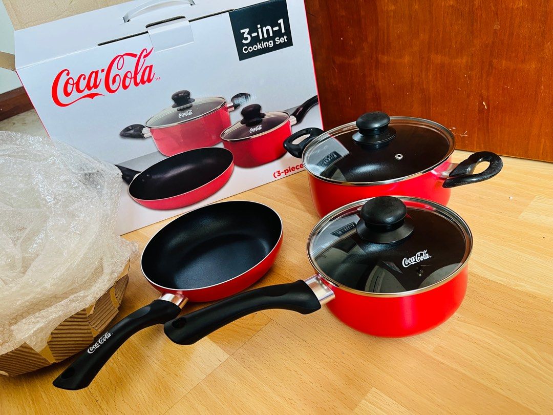 coca cola cooking set, Furniture & Home Living, Kitchenware & Tableware ...