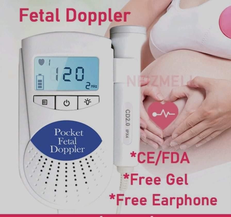 Contec Fetal Doppler with free gel and earphones, Babies & Kids, Baby ...