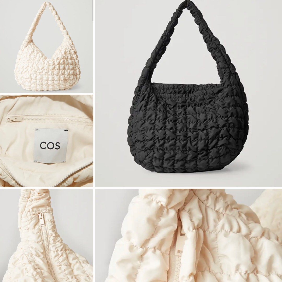 COS Quilted oversized shoulder bag, Women's Fashion, Bags & Wallets ...