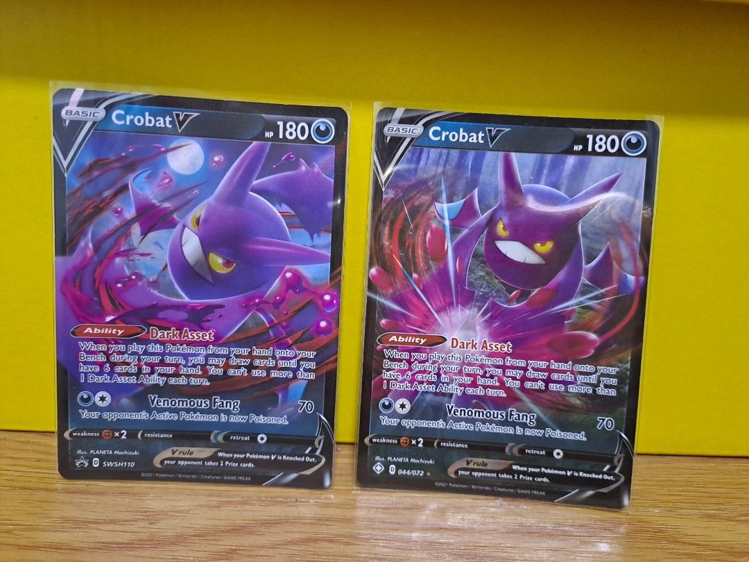 Crobat V Pokemon Cards, Hobbies & Toys, Toys & Games on Carousell