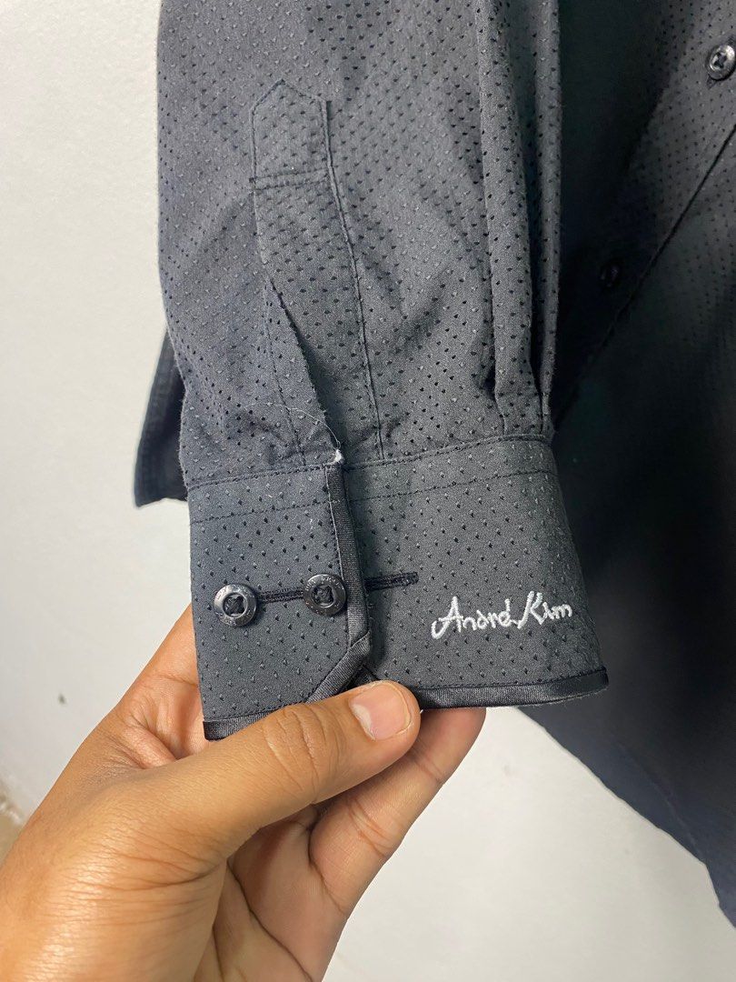 DESIGNER KOREA ANDRE KIM SHIRT, Men's Fashion, Tops & Sets, Formal Shirts on Carousell