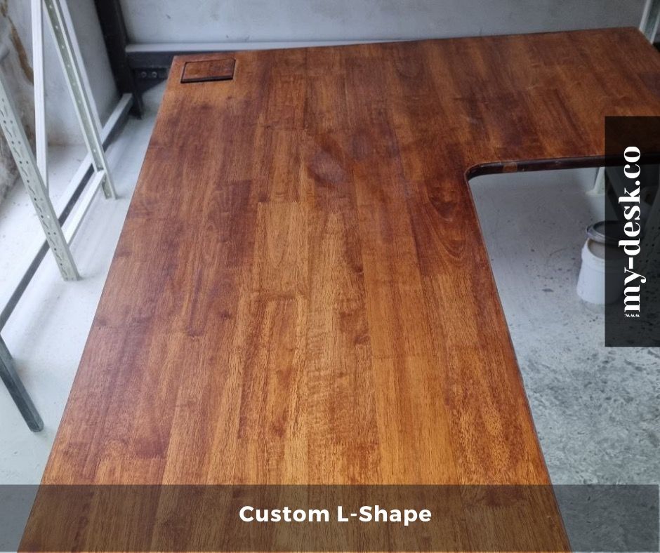 Customise Table/Custom Desk (L-Shape) Made To Order Desktop Computer ...