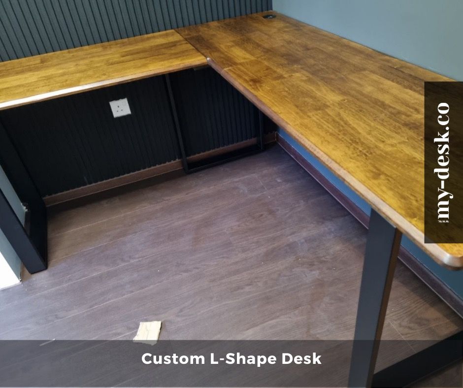 Customise Table/Custom Desk (L-Shape) Made To Order Desktop Computer ...