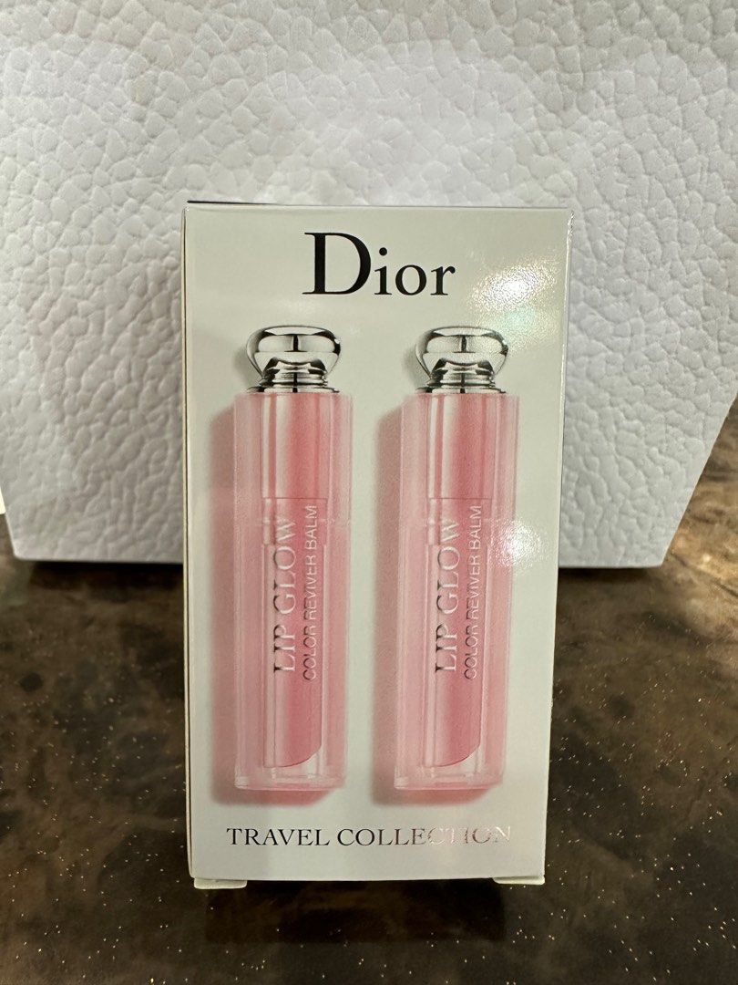 Dior addict lip glow duo travel set (Reserved), Beauty & Personal Care ...