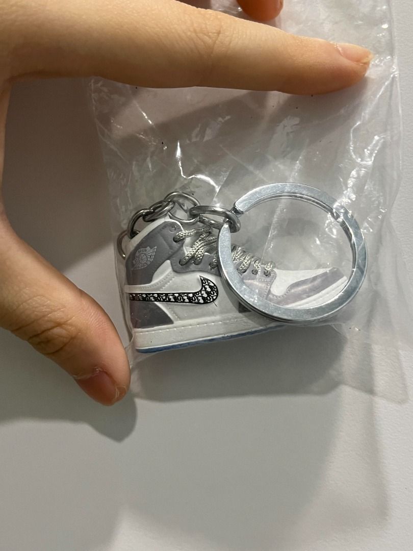 dior air jordan 1 keychain, Luxury, Accessories on Carousell
