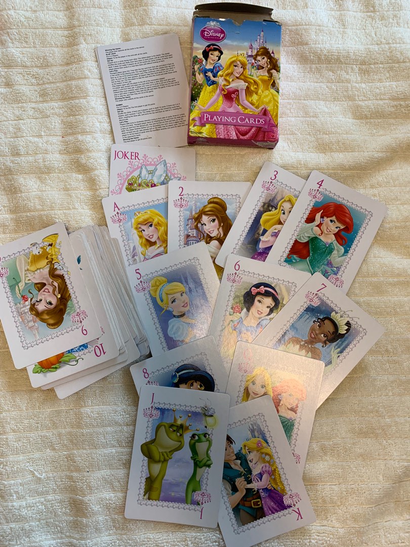 Disney Princess big playing cards on Carousell