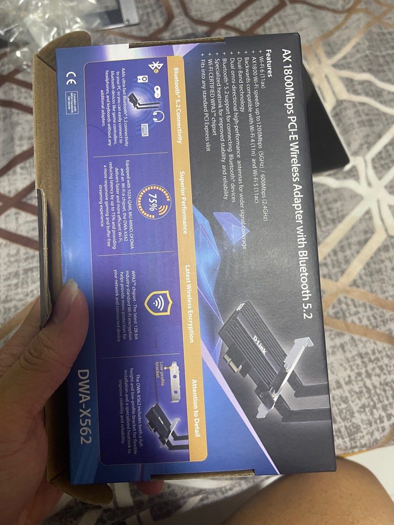 D-Link DWA-X562 wifi card PCIe wifi adapter card PC, Computers & Tech, Parts & Accessories ...