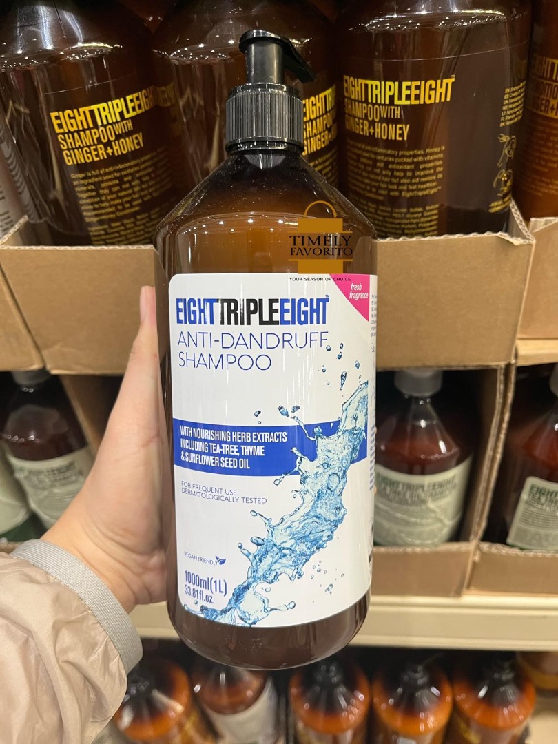 Eight Triple Eight Anti-Dandruff Shampoo 1L, Beauty & Personal Care ...