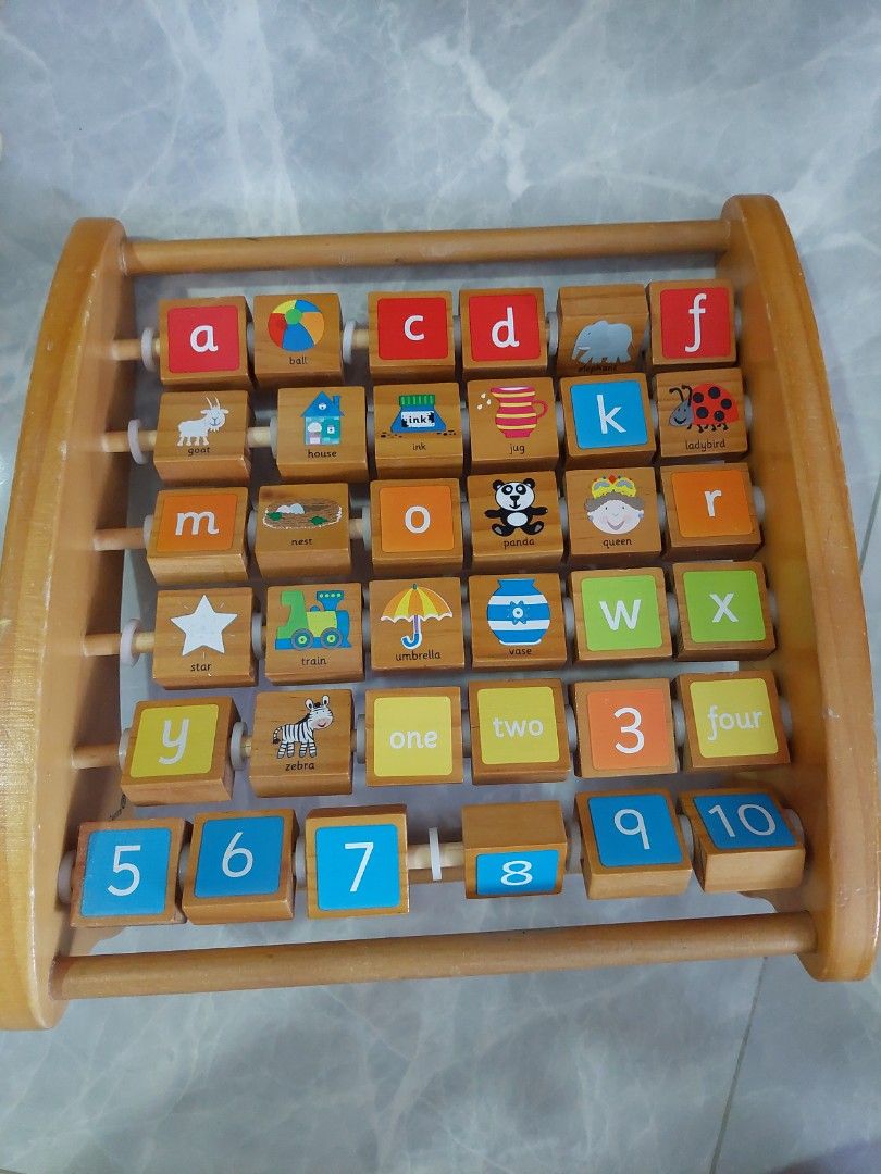 ELC Alphabet wooden toy, Hobbies & Toys, Toys & Games on Carousell