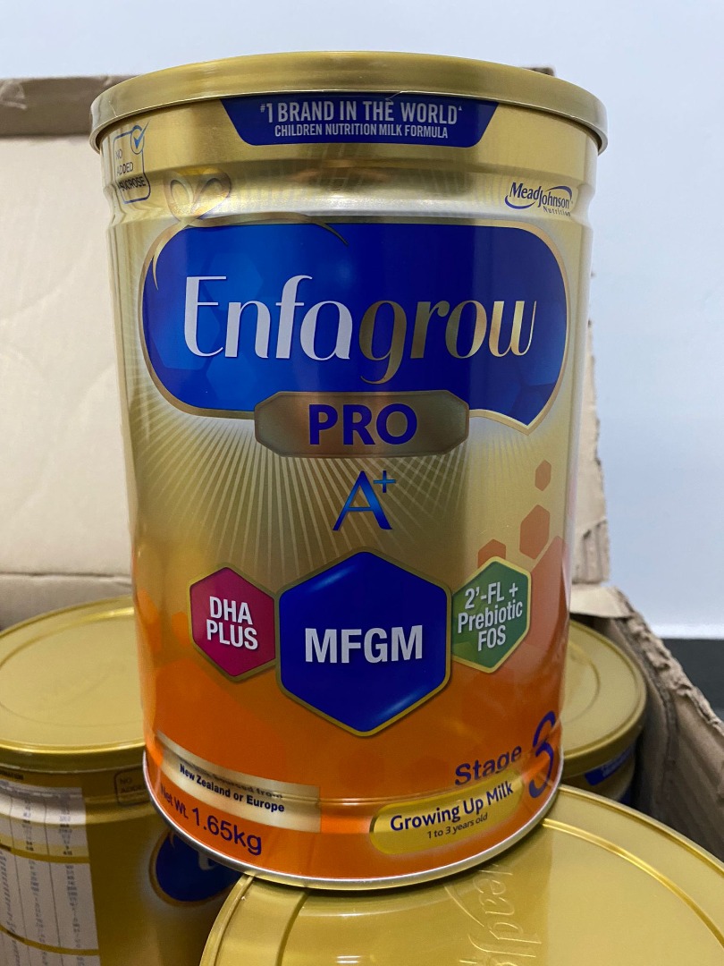Enfagrow Pro A Plus Stage 3, 1.65kg milk powder, Babies & Kids, Nursing & Feeding, Weaning ...