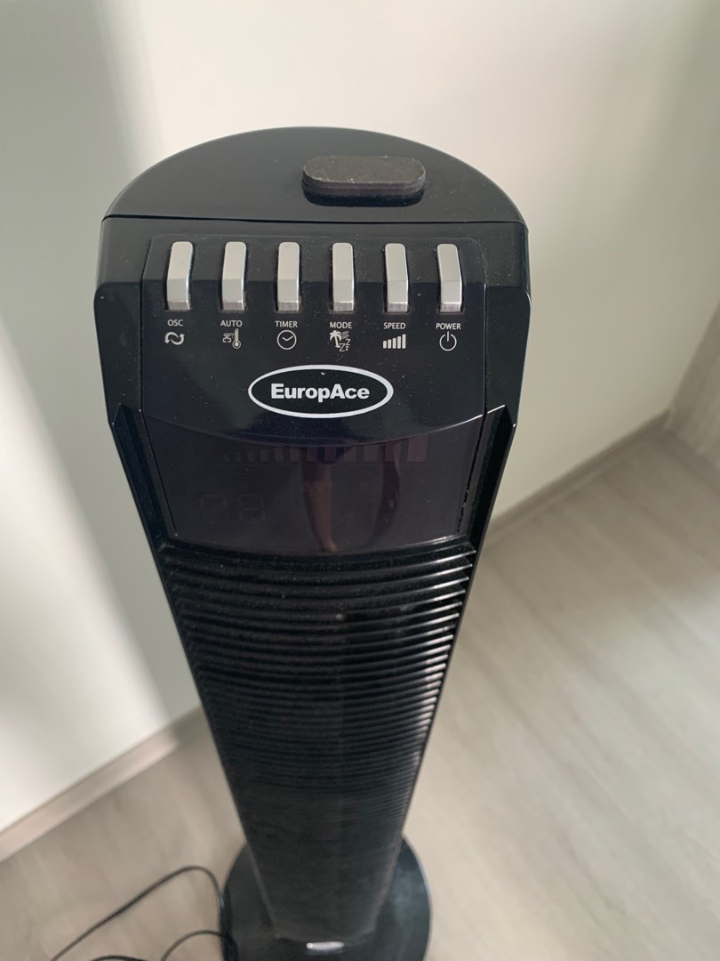 EuropAce standing rotating fan (110cm x 12cm), Furniture & Home Living ...