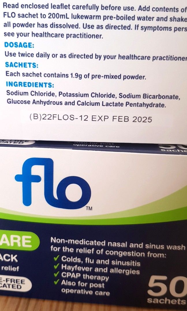 Flo sinus wash, Health & Nutrition, Health Supplements, Vitamins ...