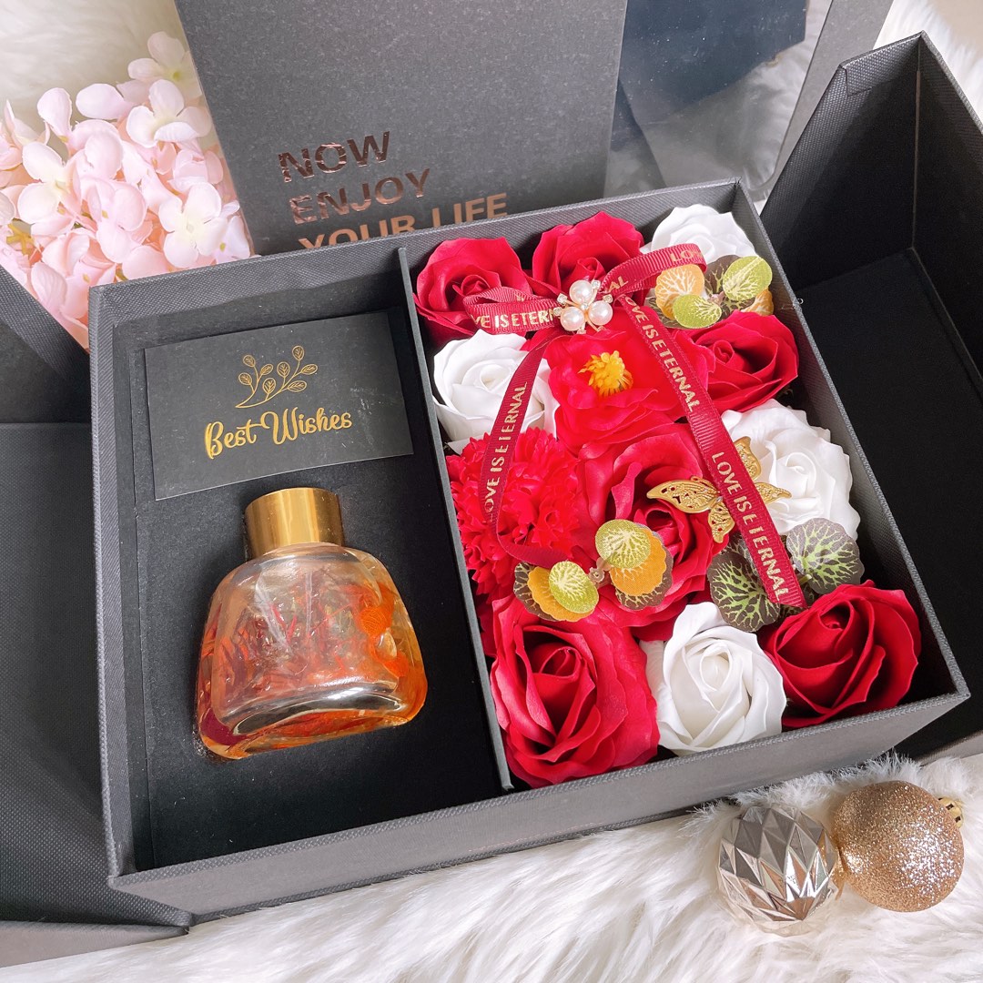 Flower box with nice scent diffuser, Furniture & Home Living, Home ...