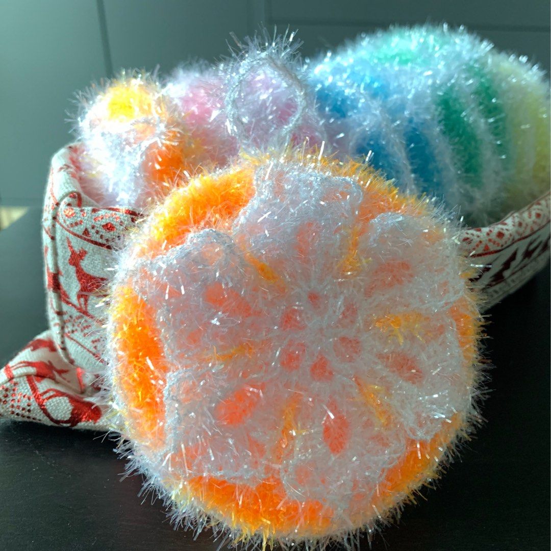 Flower Dish Scrubbies, Hobbies & Toys, Stationery & Craft, Flowers ...