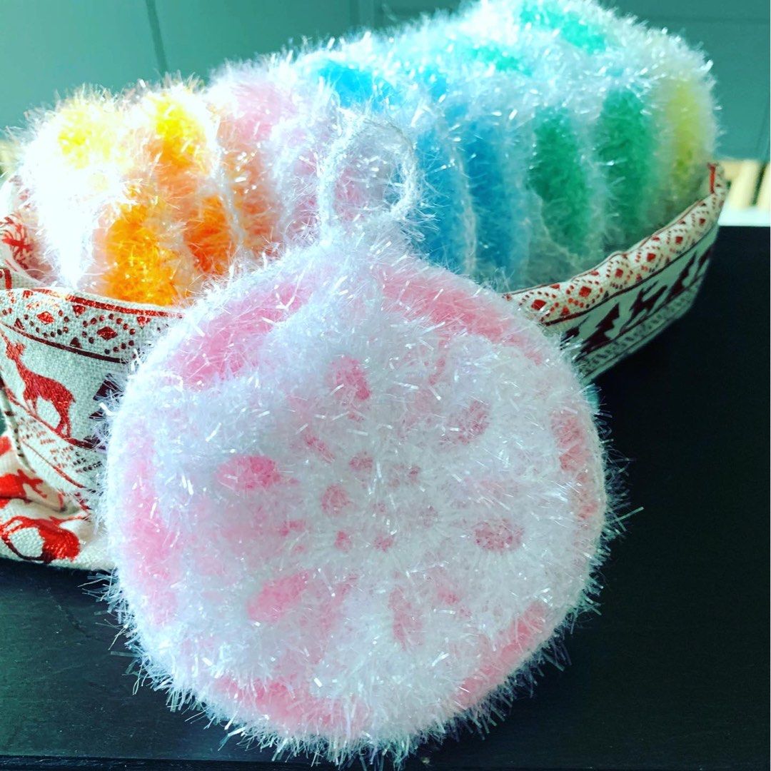 Flower Dish Scrubbies, Hobbies & Toys, Stationery & Craft, Flowers ...