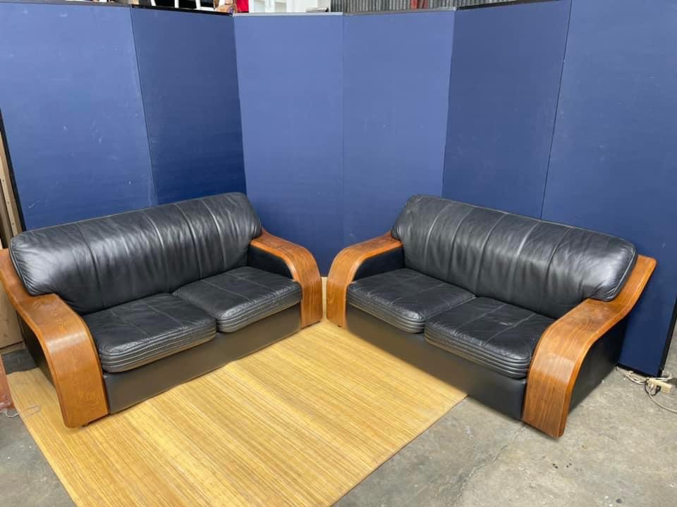 Fuji leather sofa set, Furniture & Home Living, Furniture, Sofas on ...