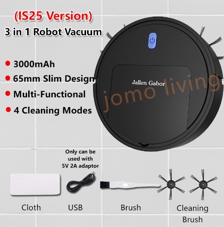 Fully Automatic Cordless Smart Robot Vacuum Cleaner Sweeping Robot ...