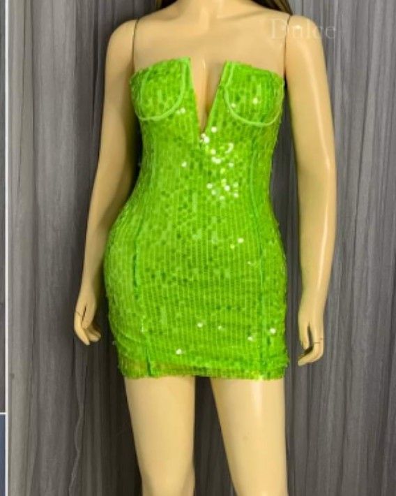 Fully sequence tube dress, Women's Fashion, Dresses & Sets, Dresses on ...