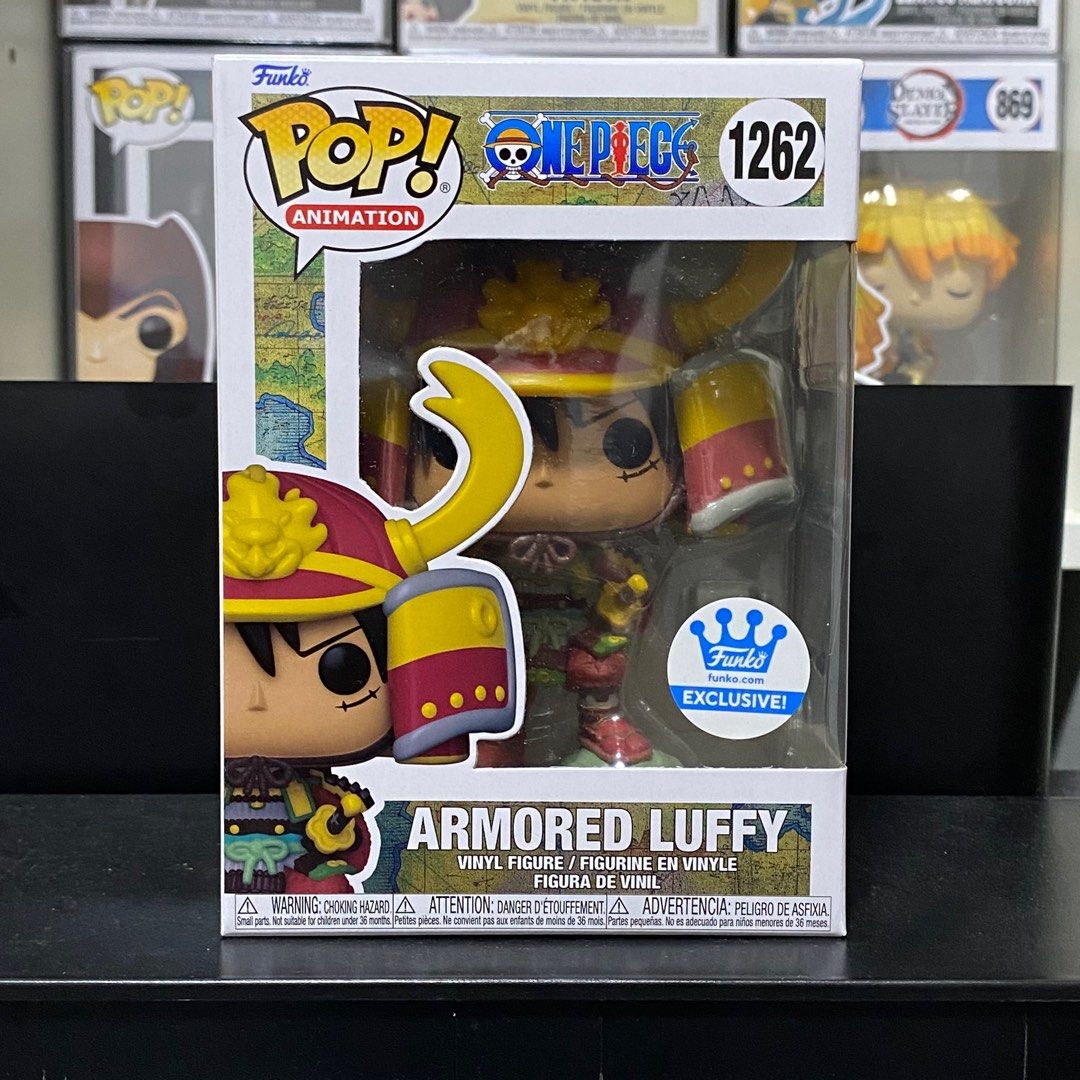 Funko Pop - Armored Luffy Funko Shop Exclusive Chase Bundle (One Piece ...