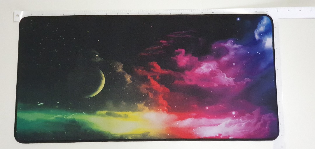Galaxy Theme Desk Pad / Desk Mat, Computers & Tech, Parts & Accessories ...