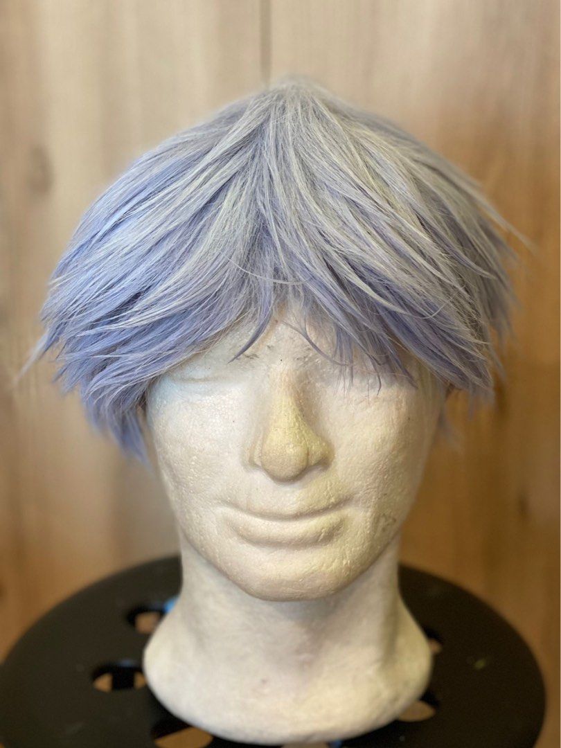 Gojo Satoru Wig + Wig Cap, Hobbies & Toys, Memorabilia & Collectibles ...